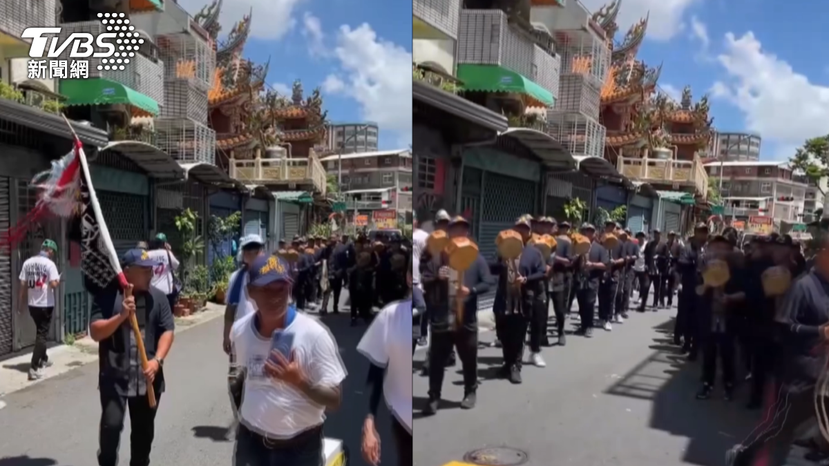 怕餐冷掉？ 外送員「硬闖陣頭」陣頭人員硬攔 負責人致歉│TVBS新聞網