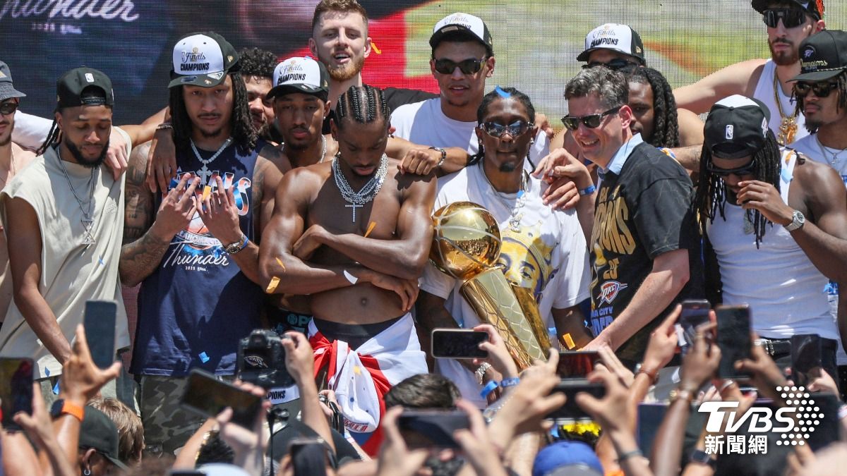 NBA／雷霆38度高溫辦冠軍遊行 市長：SGA是球隊GOAT│TVBS新聞網