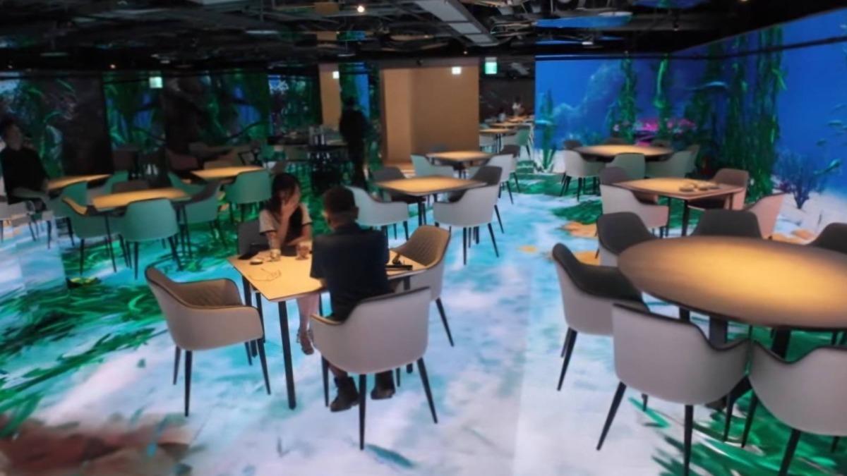 消暑！ 名店「遊覽車」納涼PK破億LED海洋環繞│TVBS新聞網