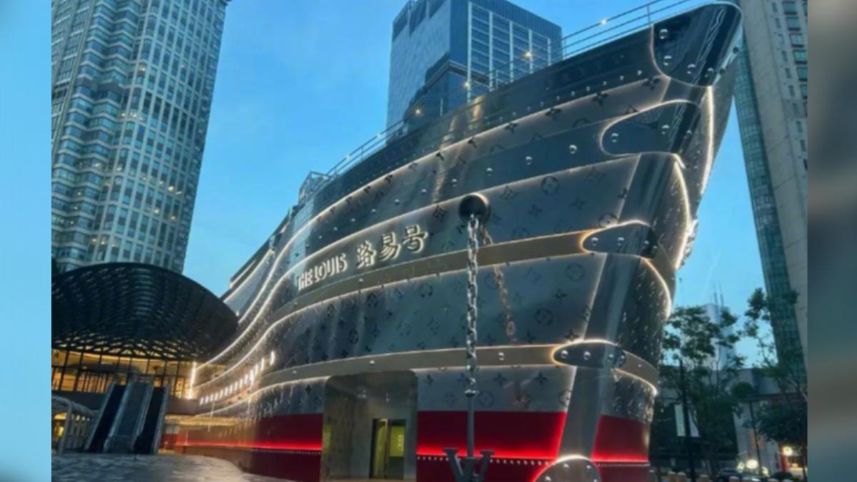 陸消費弱仍看好內需 LV打造上海「巨型郵輪」│TVBS新聞網