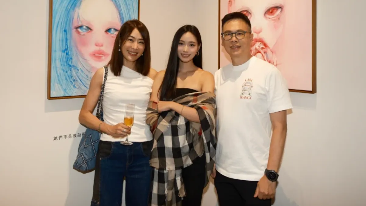 小S女兒Lily首辦畫展！賈永婕隨性穿搭不失優雅 她少女感十足│TVBS新聞網