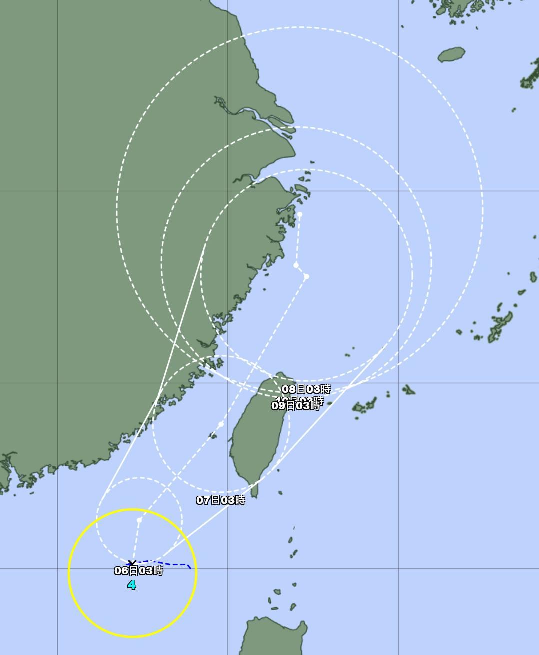 天氣／全台「颱風假」機率曝！丹娜絲恐貫穿台灣 3縣市戒備│TVBS新聞網