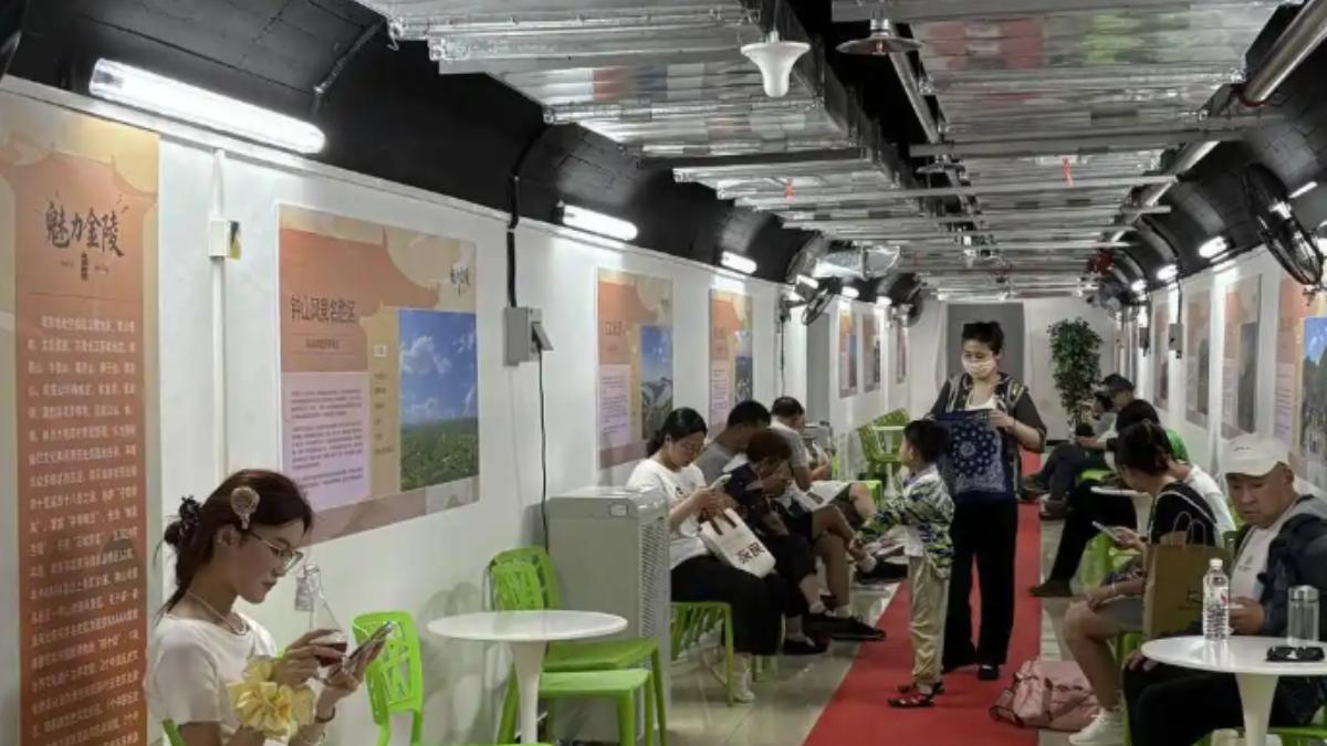 躲熱浪!陸防空洞開放納涼 有WiFi還可健身 │TVBS新聞網