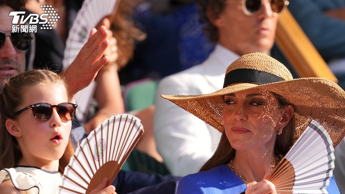 溫布頓亮點多！夏綠蒂公主復刻凱特王妃穿搭 義冠軍被讚應對得體│TVBS新聞網