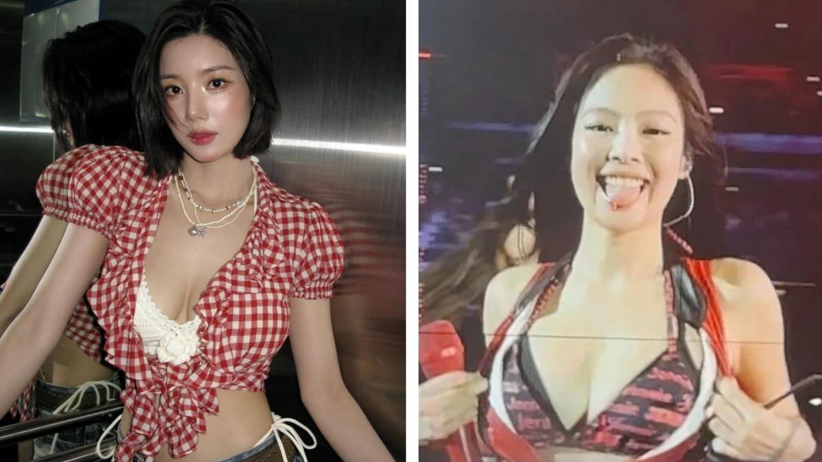 Jennie演唱會突扯衣解放「胸器」網友噴鼻血 網友論戰意外扯到權恩妃│TVBS新聞網