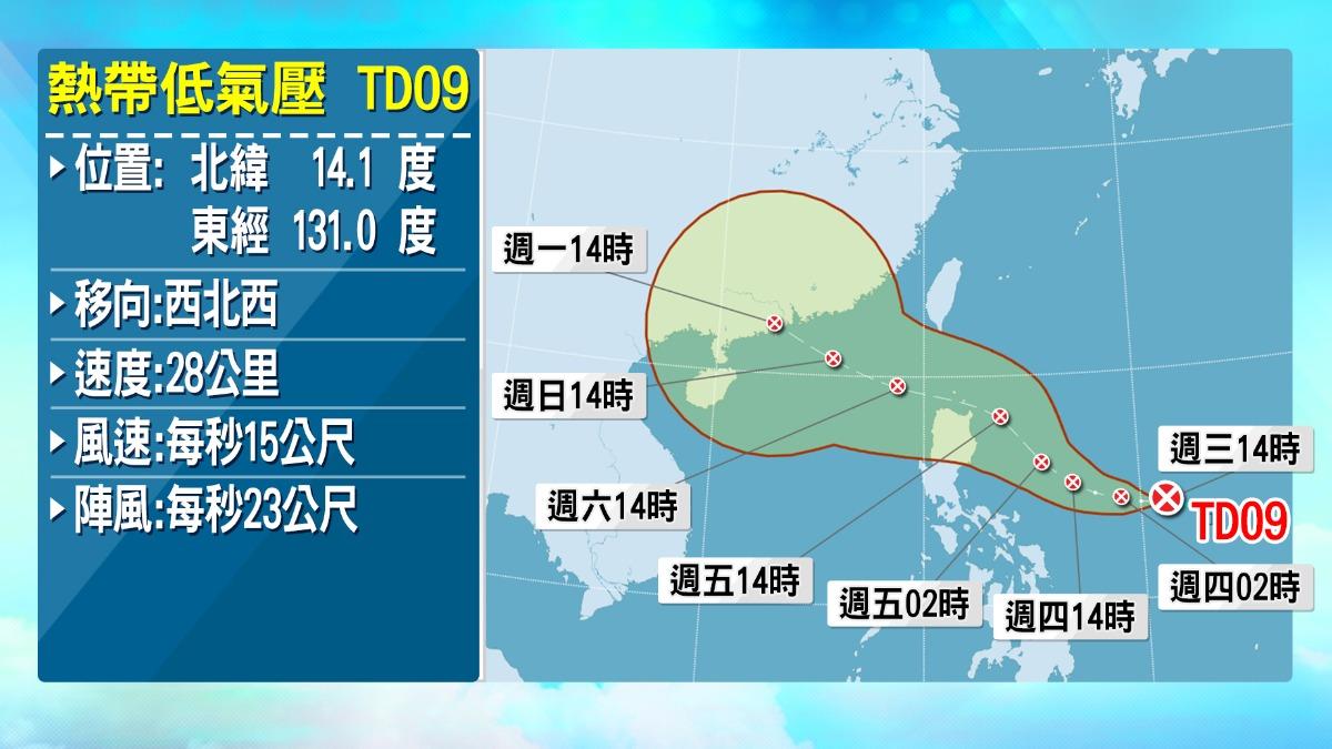 天氣／準颱風薇帕生成倒數！最接近台時間曝 氣象署不排除發海警│TVBS新聞網