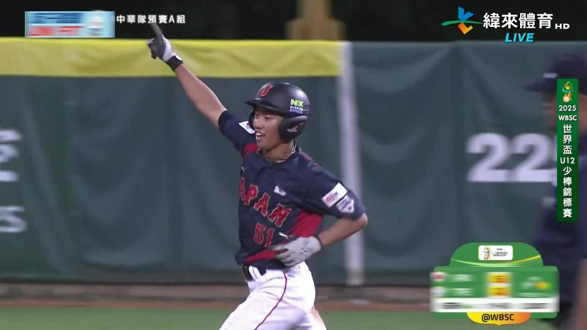 U12世界盃首敗！日本外山泰基兩分砲 中華隊2:7輸球│TVBS新聞網