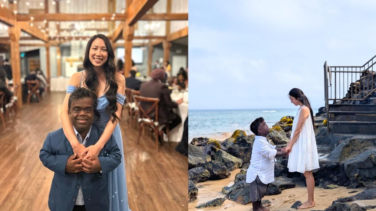 美女嫁121公分男「婚照被疑AI合成」 她親曝動人戀愛故事│TVBS新聞網