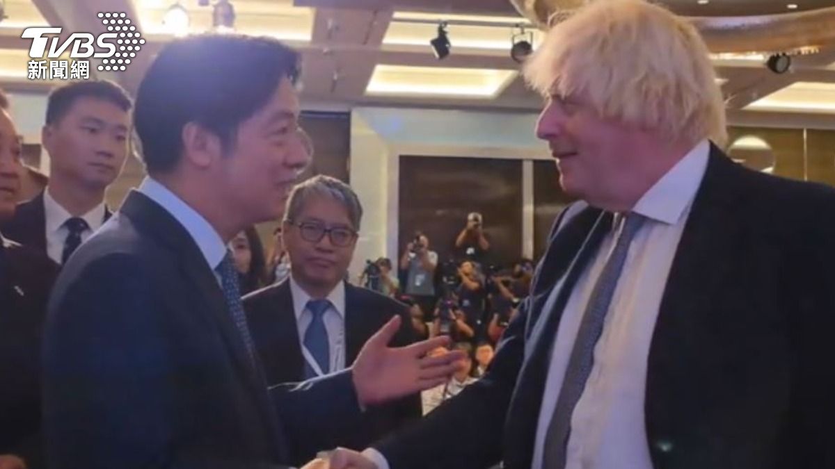 前英相強生首訪台 總統：明年國防預算達GDP3％│TVBS新聞網