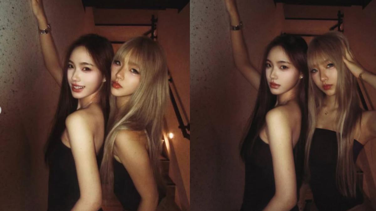 Lily罕曬姊妹合照！Elly金髮新造型超辣 網讚「超像大小S」│TVBS新聞網