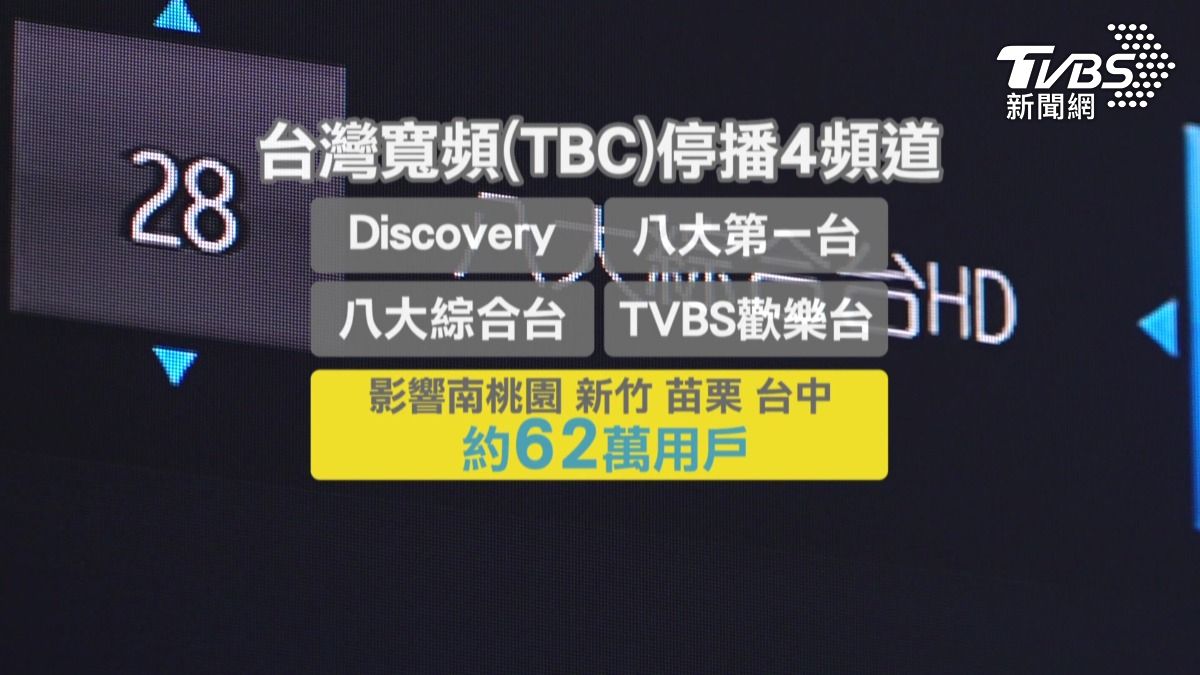 TBC停播4頻道逾7天 收視戶怒「熟悉節目全不見」NCC出手了│TVBS新聞網