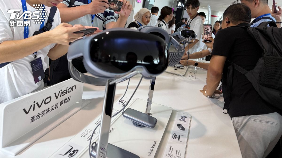 蘋果對手現身！ vivo推超輕頭戴裝置「一克一克」省出來│TVBS新聞網