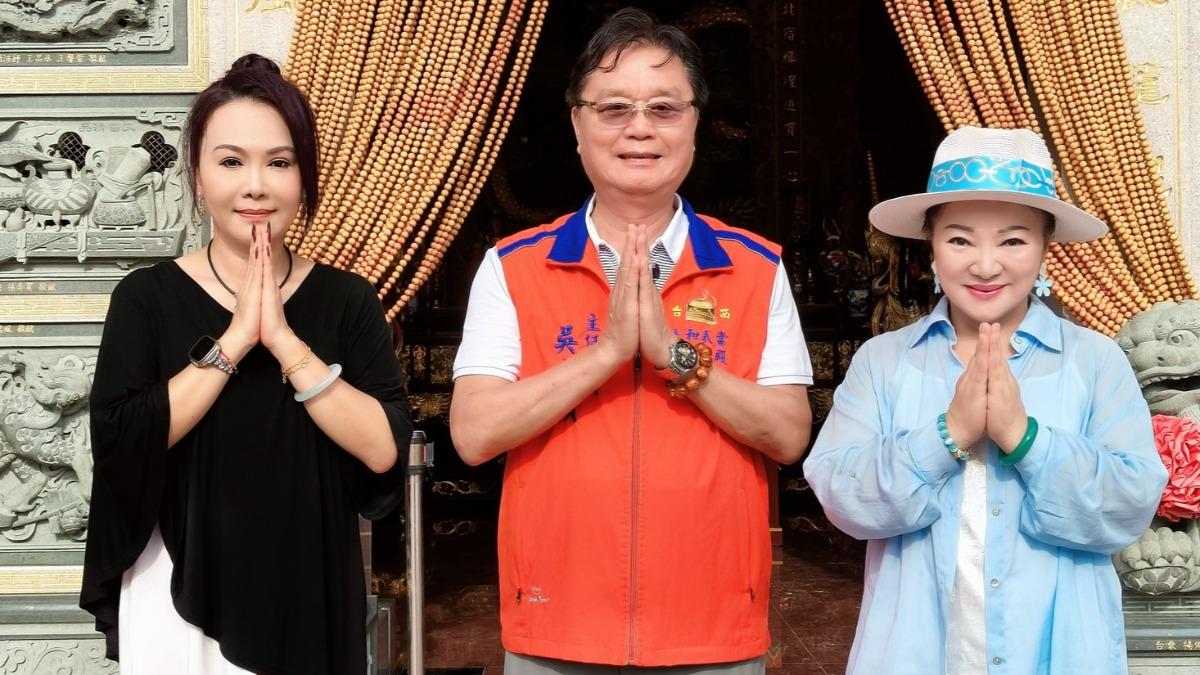 林志穎73歲媽媽作陪！參拜雲林名廟 「凍齡美貌」驚呆白冰冰│TVBS新聞網