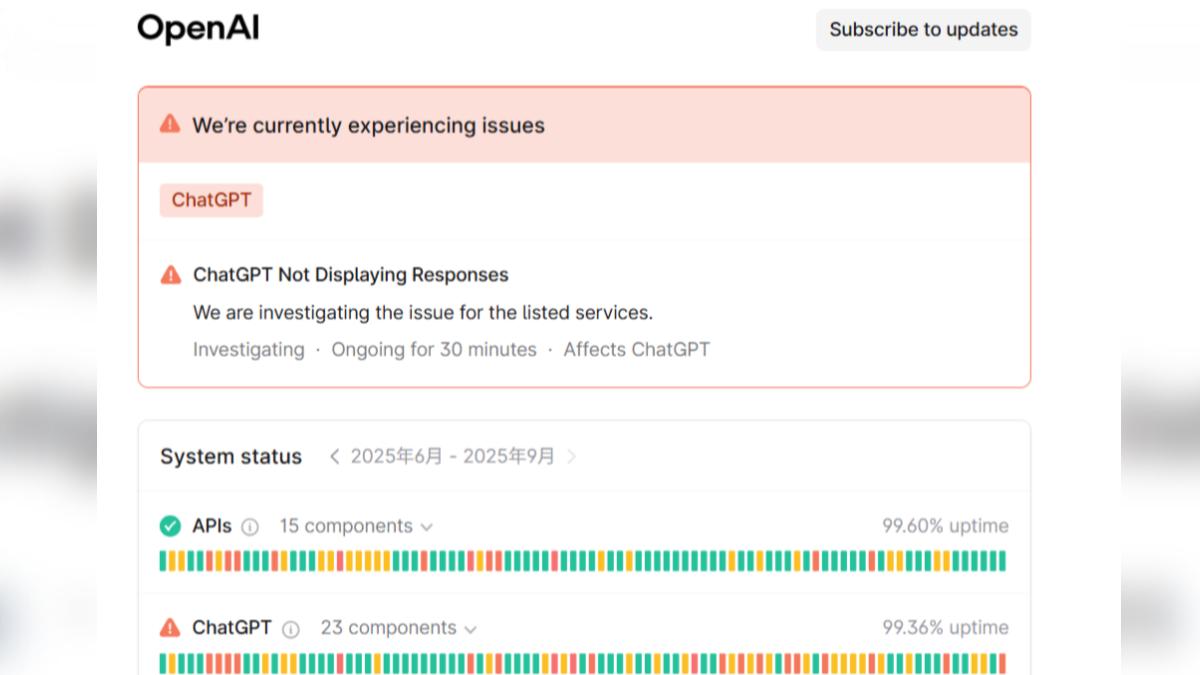 快訊／ChatGPT異常！用戶抱怨已讀不回 OpenAI：調查中│TVBS新聞網