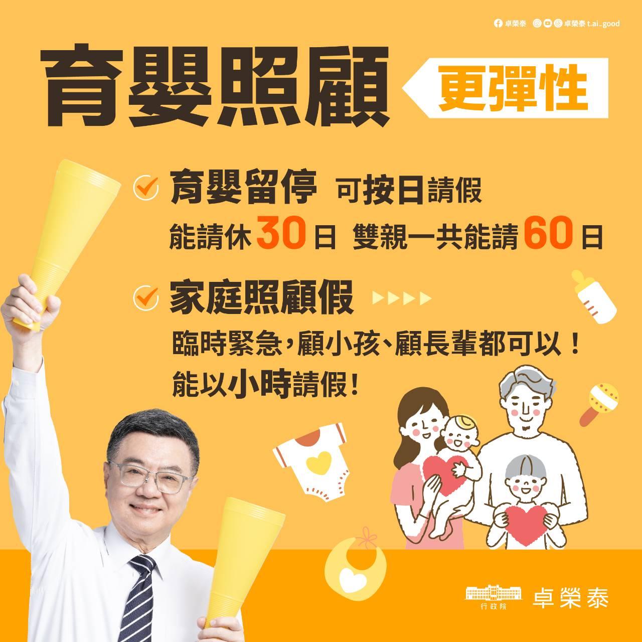 元旦上路！育嬰留停可「單日」申請 家庭照顧假可請1小時│TVBS新聞網