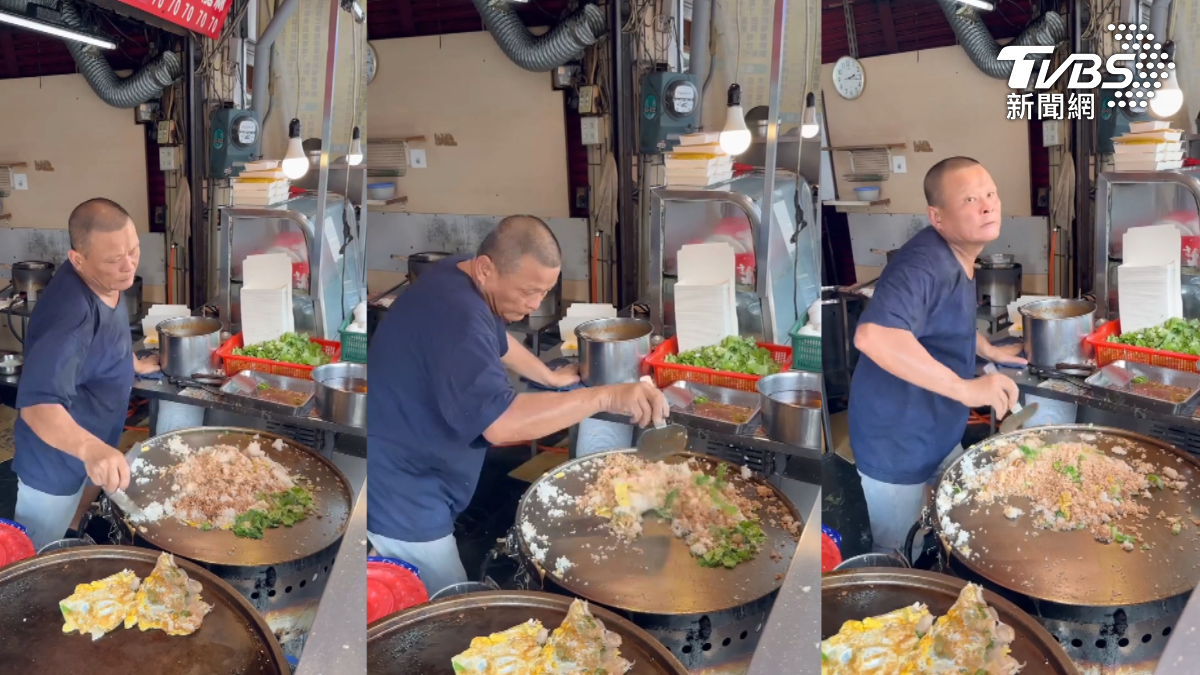 客人在趕！老闆「邊跳舞邊炒飯」 動作大到飯快掉光│TVBS新聞網