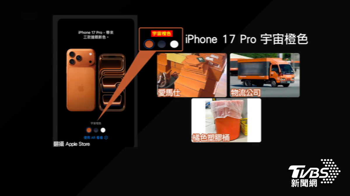 iPhone 17「宇宙橙」配色掀論戰！網友：撞色物流公司│TVBS新聞網