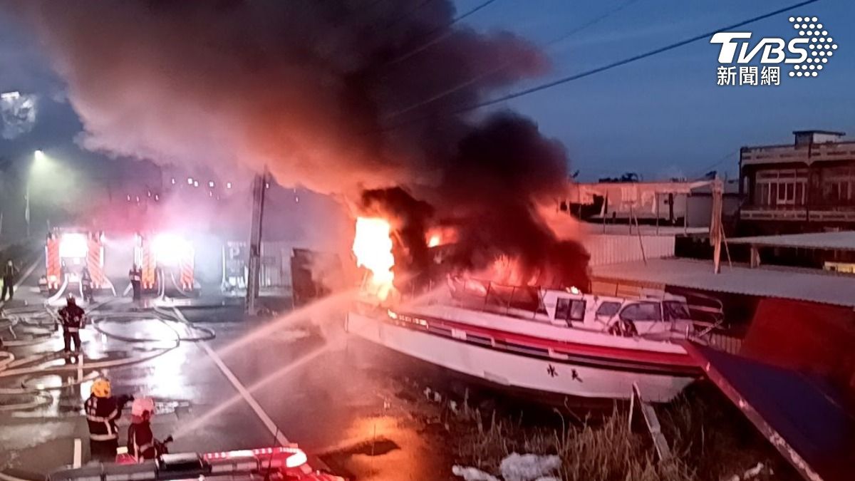 飯店業者出售「800萬遊艇」遇祝融！火警前婦人鬼祟出沒│TVBS新聞網