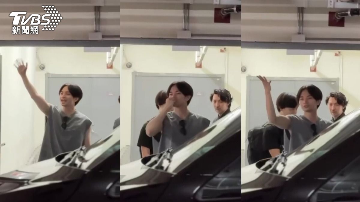 獨／中島健人下班路2舉動太暖！丟飛吻謝台粉 鑽到前座燦笑道別│TVBS新聞網