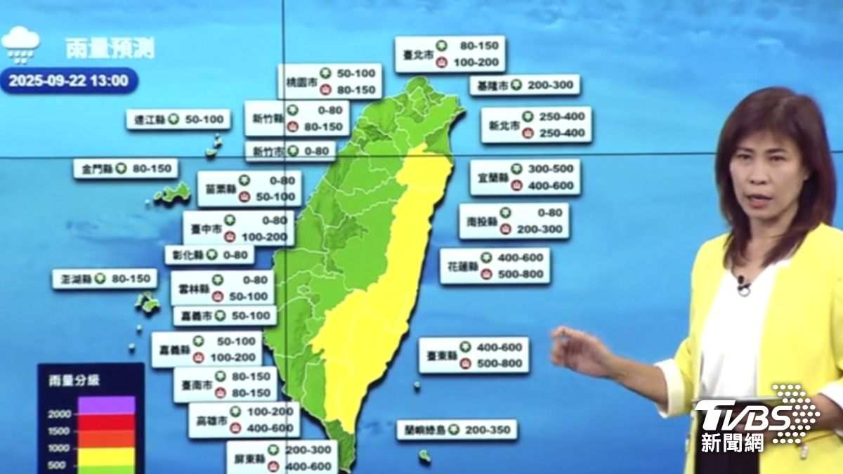 怪物颱風「樺加沙」巔峰襲台！ 花東雨愈晚愈狂│TVBS新聞網
