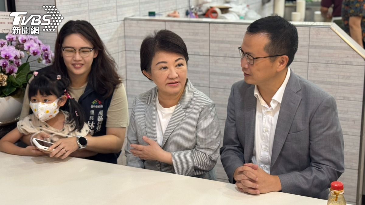 羅智強拚黨主席！到台中找她吃肉圓 盧秀燕喊祝福：今天我買單│TVBS新聞網