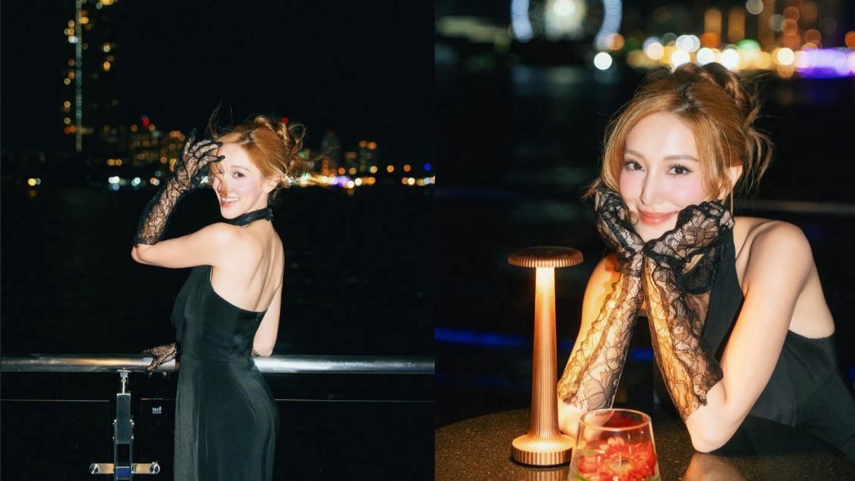 全港最吸金KOL氣質黑禮服亮相！一彎腰凶爆全網│TVBS新聞網