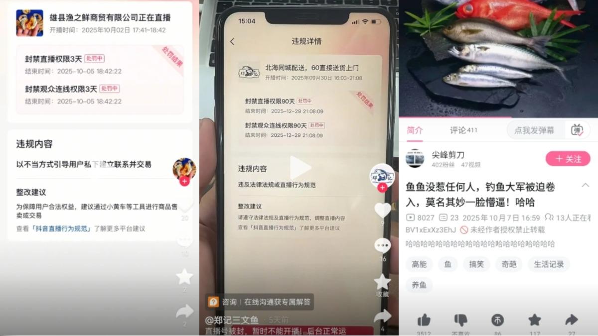 禁評于朦朧！中國「大量賣魚博主」被封號淪苦主 同行慘背鍋│TVBS新聞網