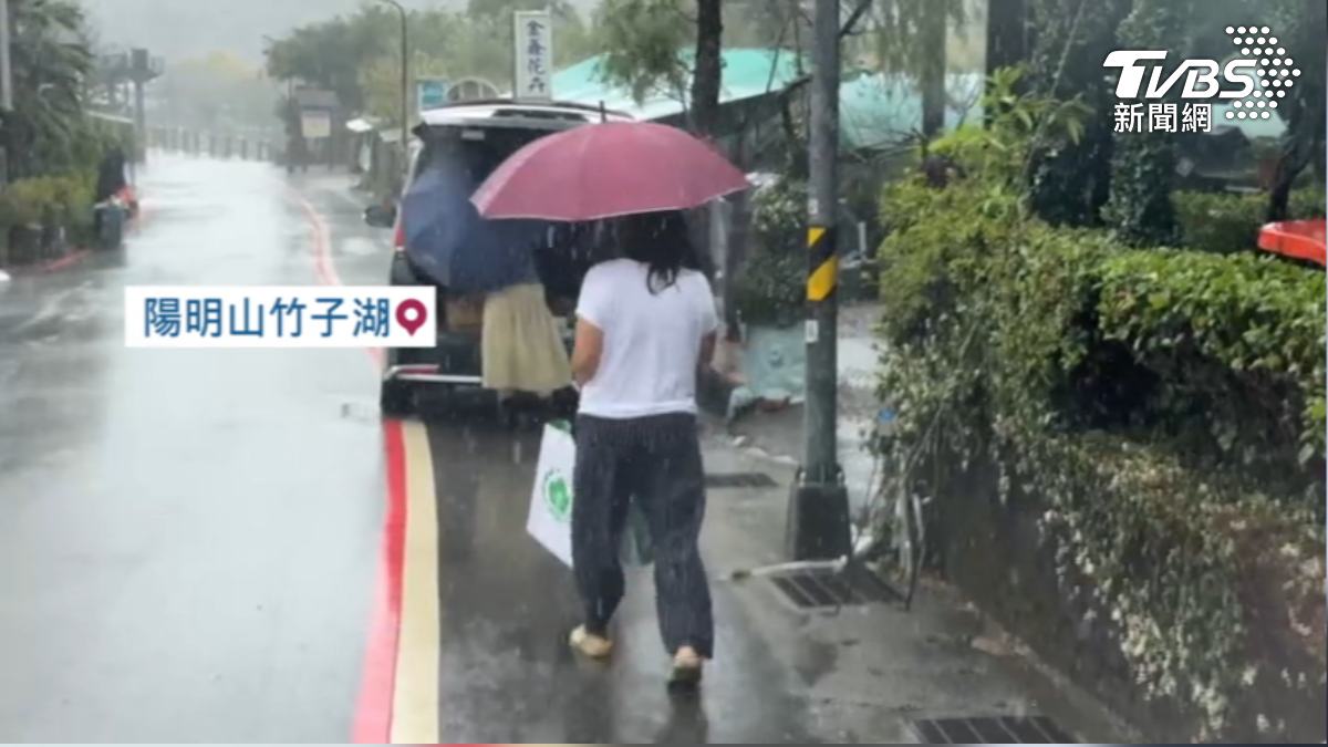 吹啊！ 擎天崗狂飆超大豪雨 韓國旅客：想下山│TVBS新聞網