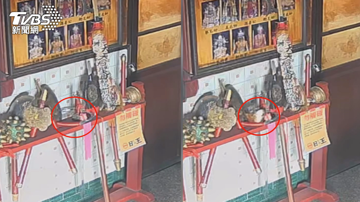 虎爺顯神蹟？ 金元寶「憑空移位」 真相曝偷賊3C干擾器做法│TVBS新聞網