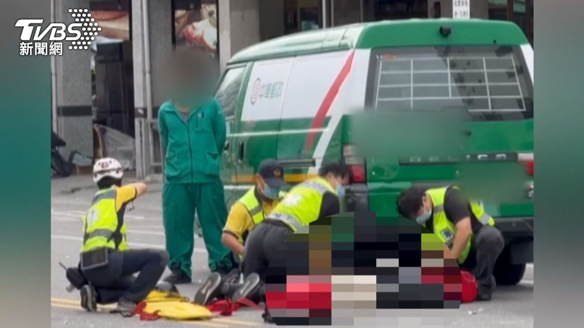 7旬翁突衝對向道 逆向撞郵務車「倒地身亡」│TVBS新聞網