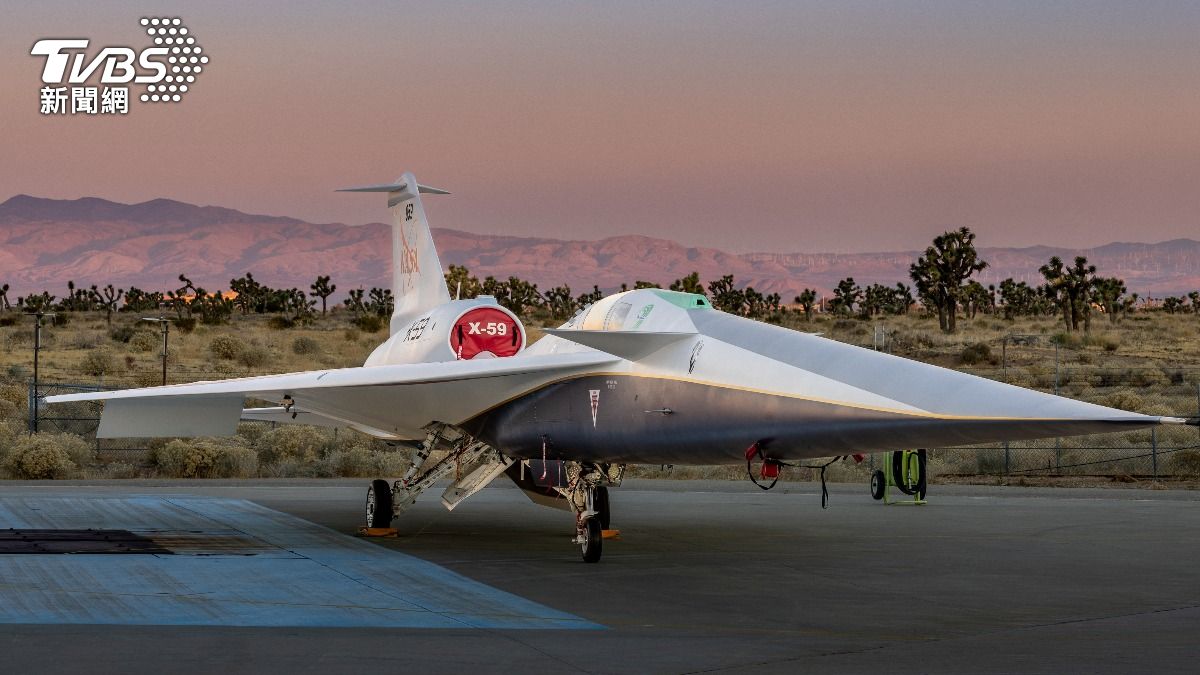 為超音速商用機鋪路 NASA超音速機X-59首飛成功│TVBS新聞網