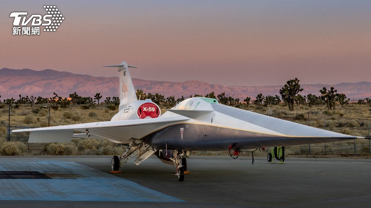 為超音速商用機鋪路 NASA超音速機X-59首飛成功│TVBS新聞網