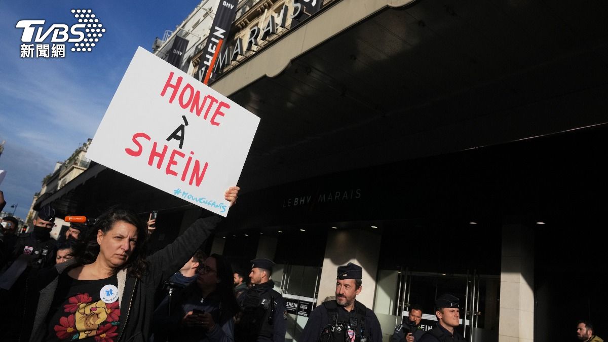 Shein巴黎開實體店 法民闖百貨 抗議「情趣娃」醜聞│TVBS新聞網