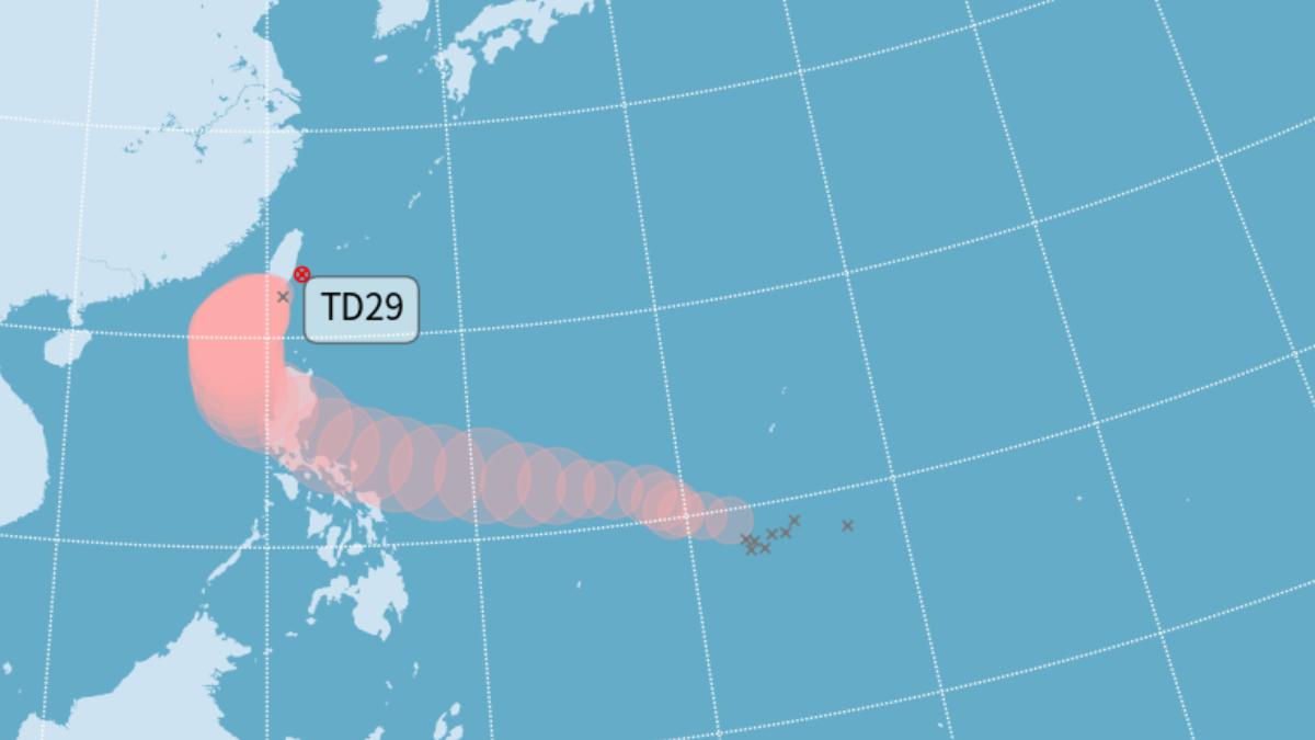 Typhoon Fung-wong weakens to tropical depression in Taiwan│TVBS新聞網