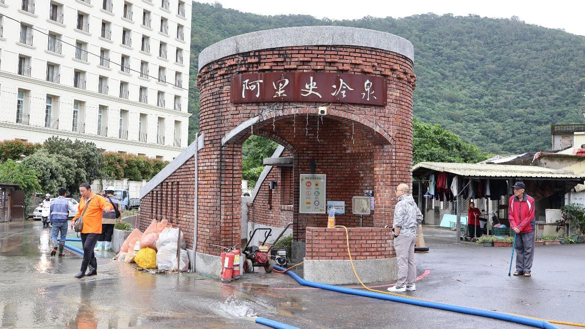 蘇澳冷泉受颱風影響持續清理 園區暫時閉園整修│TVBS新聞網