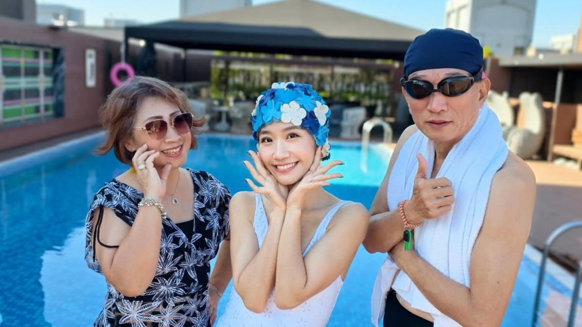 Lulu回台中脫了「深V純白連身泳裝」美翻！ 身上1大亮點網熱議│TVBS新聞網