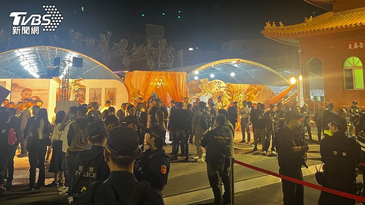 天道盟大哥嫁女兒！席開120桌賓客上千 警「荷槍實彈」蒐證│TVBS新聞網