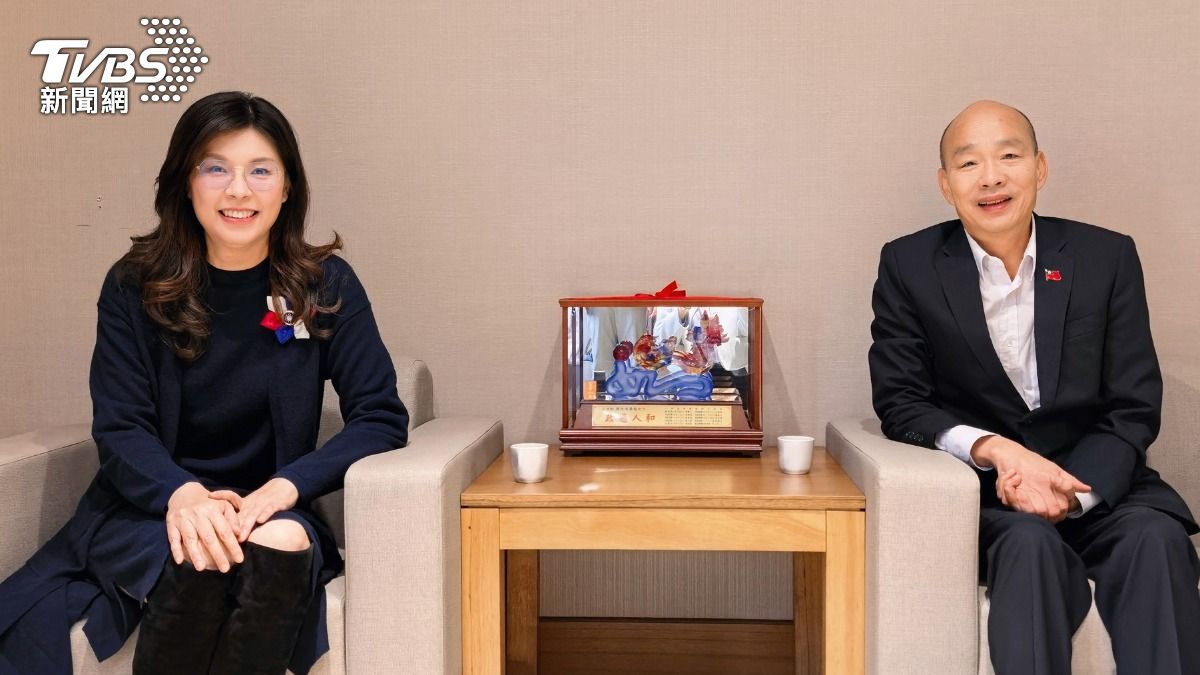 上任20天拜會韓國瑜 鄭麗文：黨部是最強後盾│TVBS新聞網