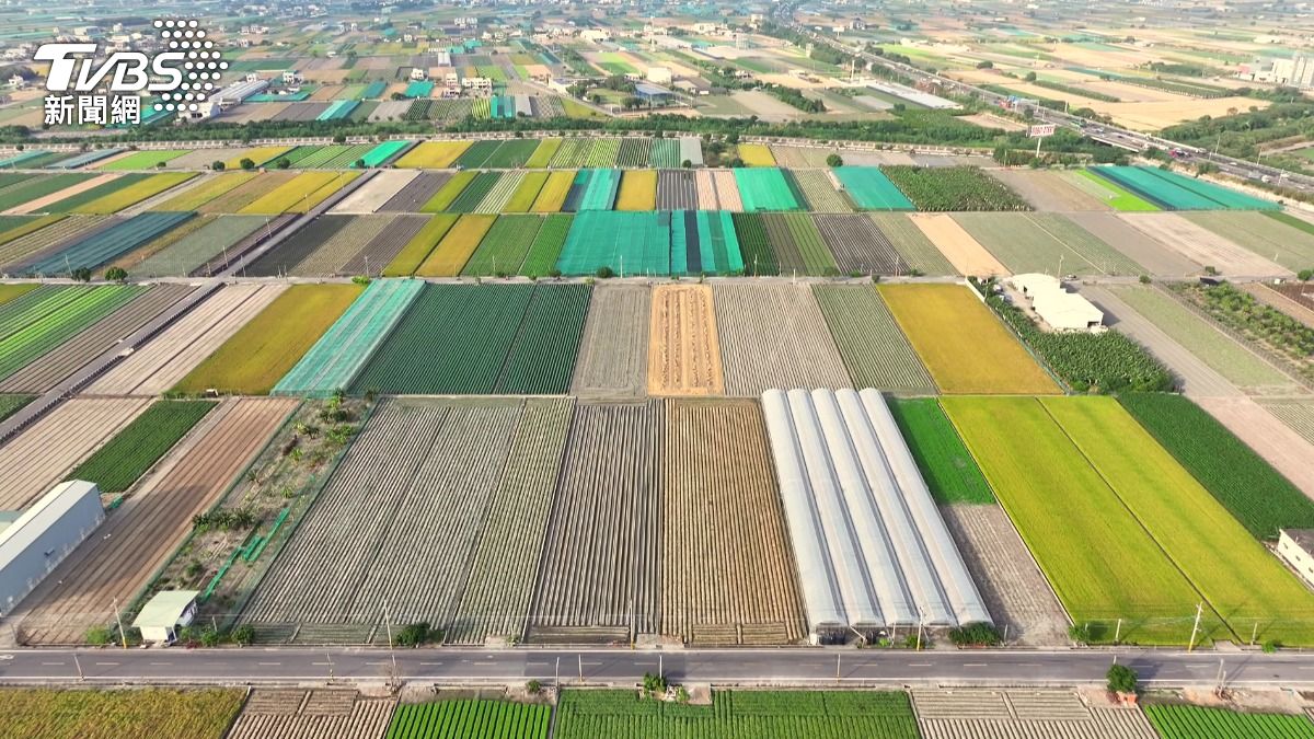 台灣農地如夢幻北海道！雲林彩色拼圖「從空中俯瞰」嘆為觀止│TVBS新聞網