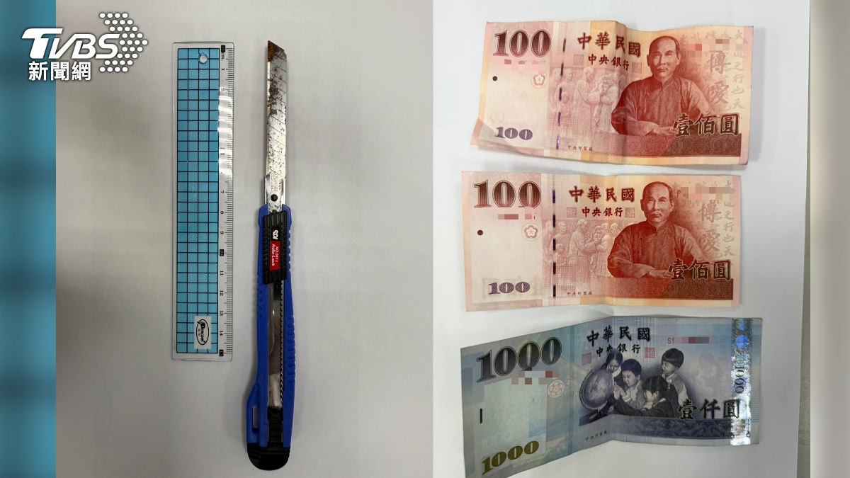 新北男美工刀搶超商得手6千元 3度換車變裝仍遭逮│TVBS新聞網