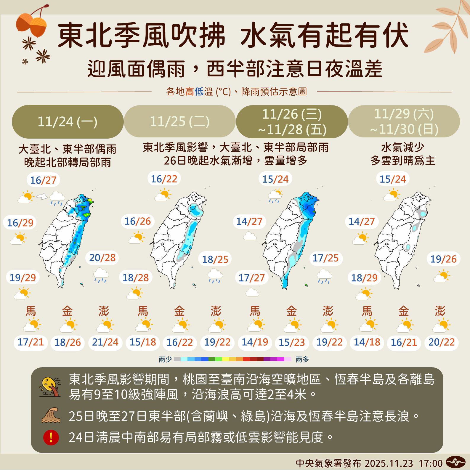 天氣／氣溫大跳水！明晚急凍「連4天冷探14度」 北台灣雨下不停│TVBS新聞網