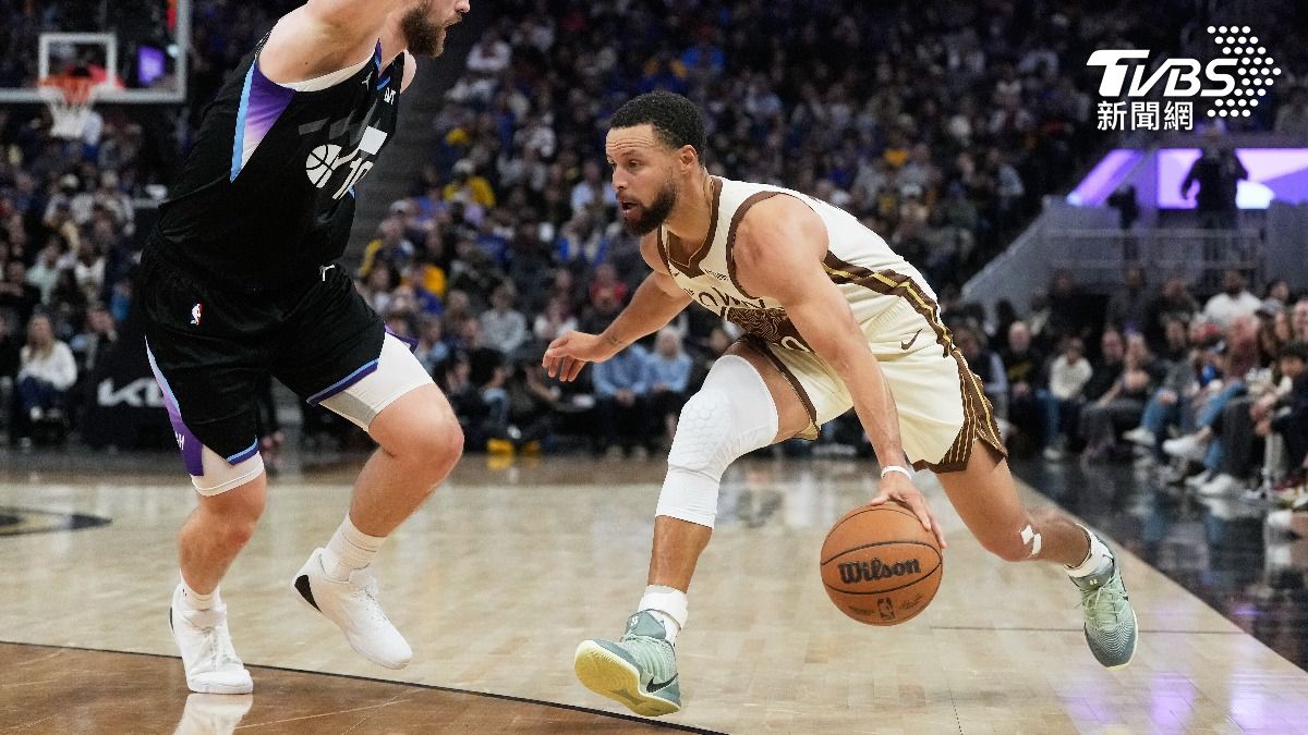 NBA／柯瑞穿Nike鞋飆31分！勇士19記外線射爆爵士止三連敗│TVBS新聞網