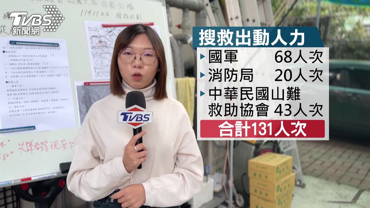 裝甲兵登山失聯六天奇蹟獲救！空拍機揮手吶喊「救我」│TVBS新聞網