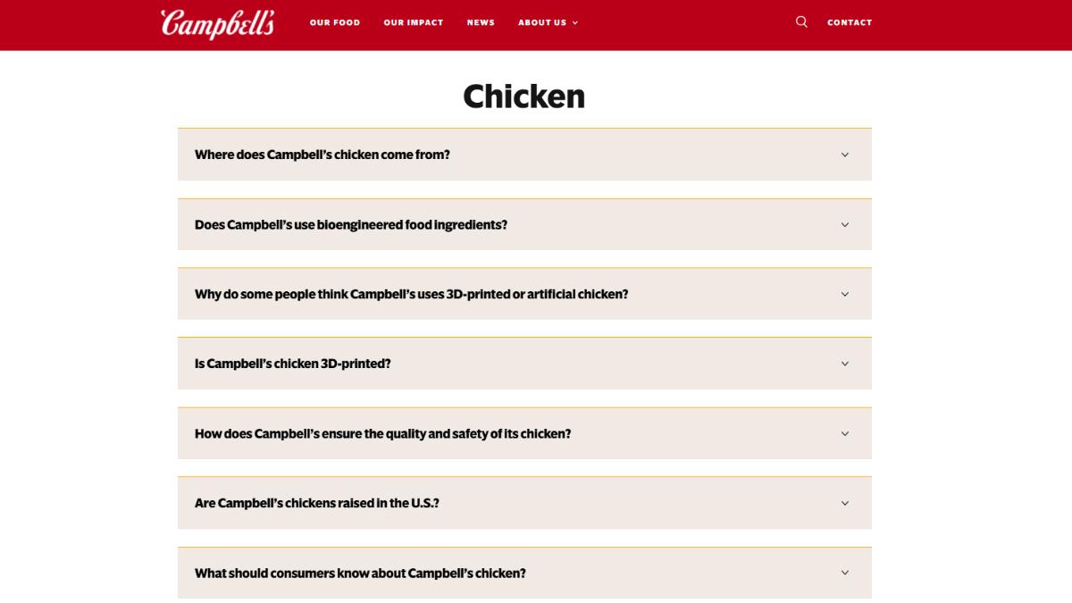 稱自家產品用3D列印「雞」做罐頭湯 金寶湯副總亂講話遭開除│TVBS新聞網