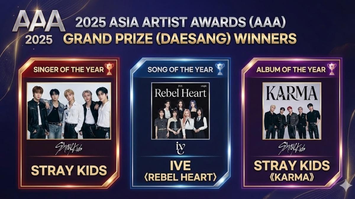 AAA／完整得獎名單看這！Stray Kids奪年度歌手 IU拿獎拿到手軟│TVBS新聞網