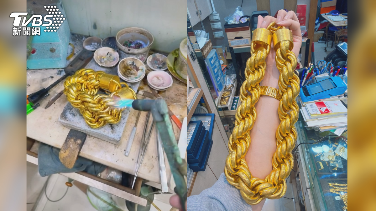 一年增值500萬！ 全台最粗黃金項鍊破1300萬 買家曝心聲│TVBS新聞網