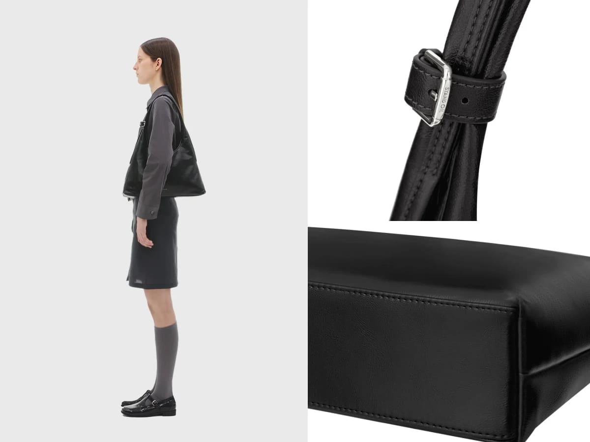 Bella Hadid再引小眾包潮流！「這品牌」黑色腋下包 皮革帆布兩用超百搭│TVBS新聞網