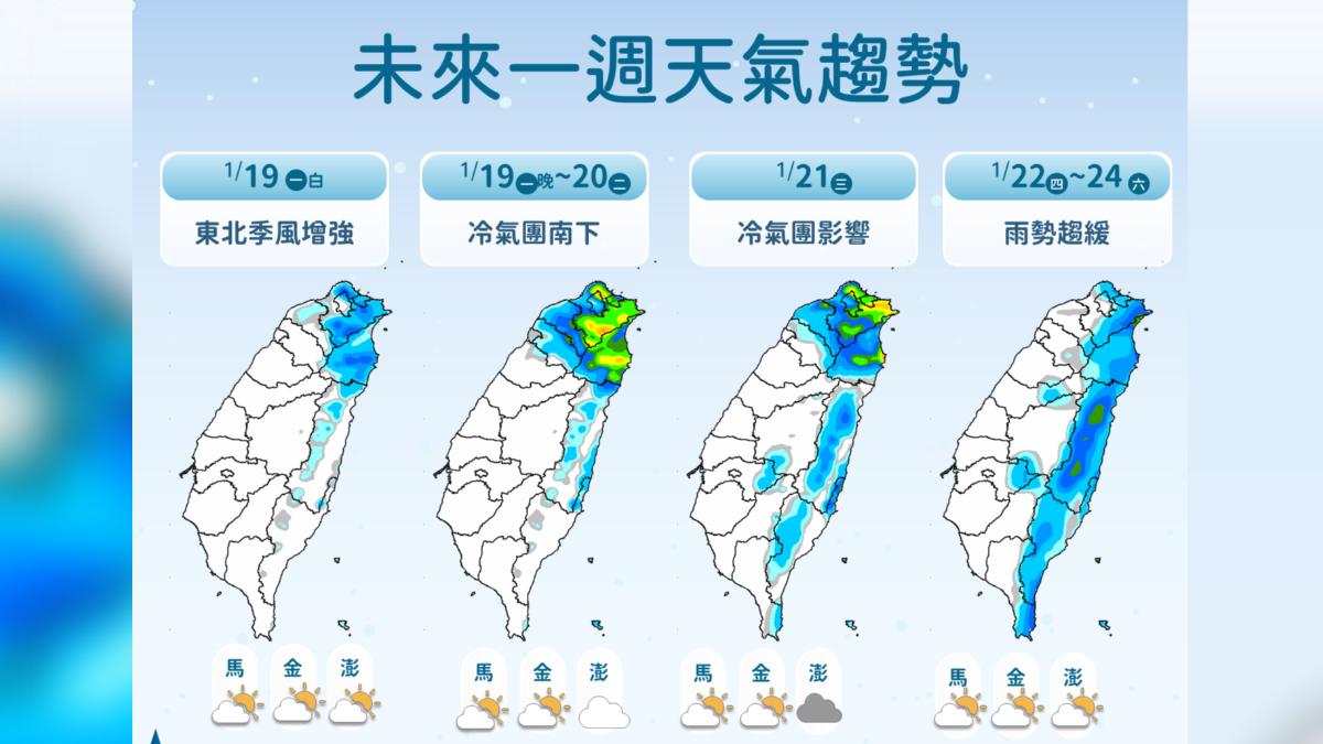 天氣／把握好天氣！明晚冷氣團南下一路冷到周五 北部剩12度│TVBS新聞網