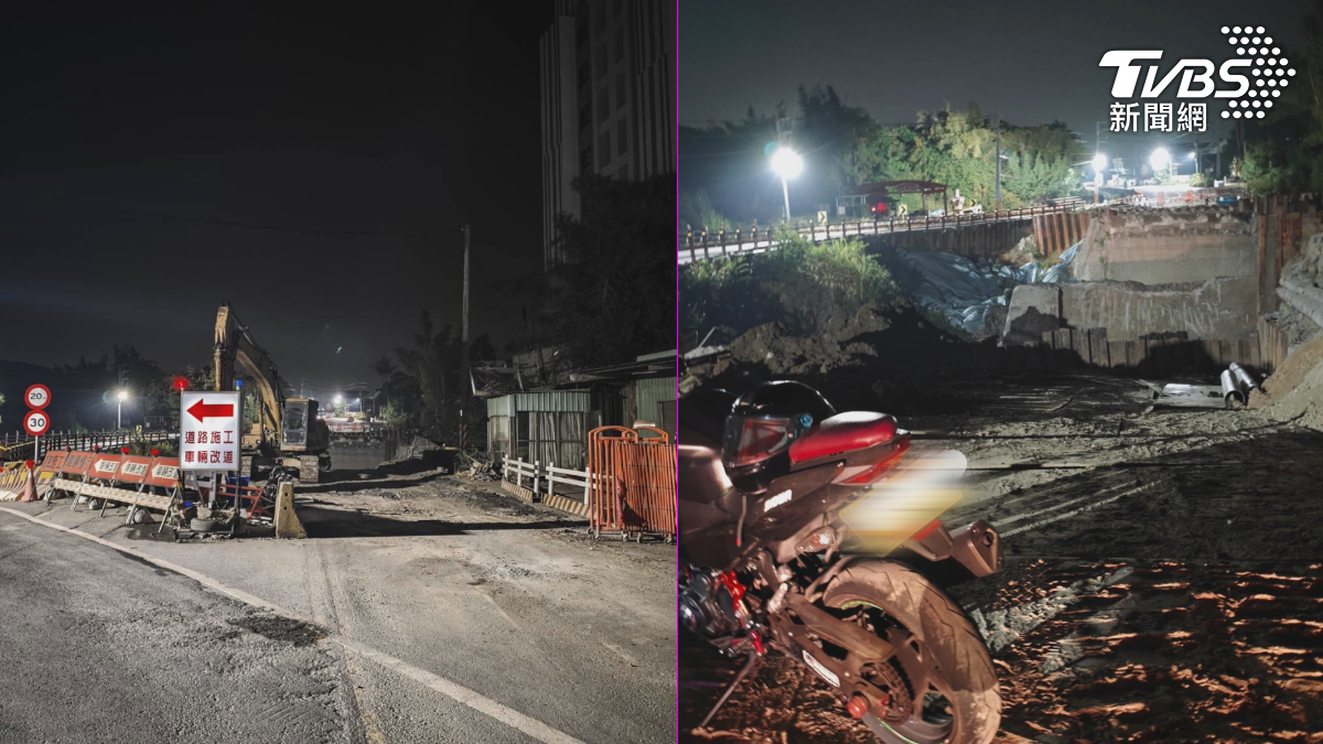 揪團看日出誤闖工地！ 柵欄大開+告示朝草叢 騎士摔斷手│TVBS新聞網
