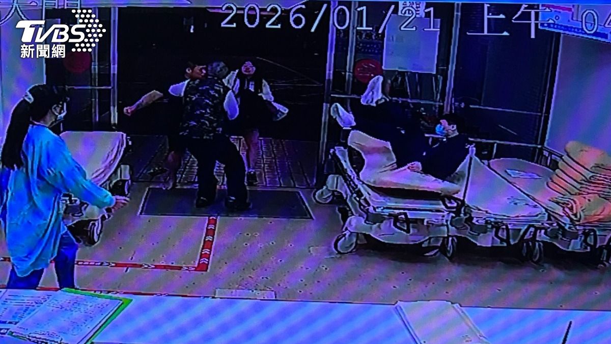 台中澄清醫院急診暴力！醉男不想縫針打醫護 護理師腦震盪│TVBS新聞網